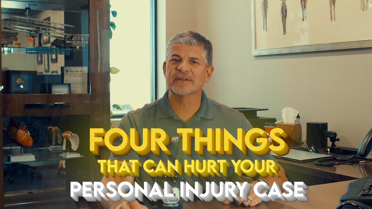 4 Mistakes That Will Ruin Your Personal Injury Case | Ramos Law