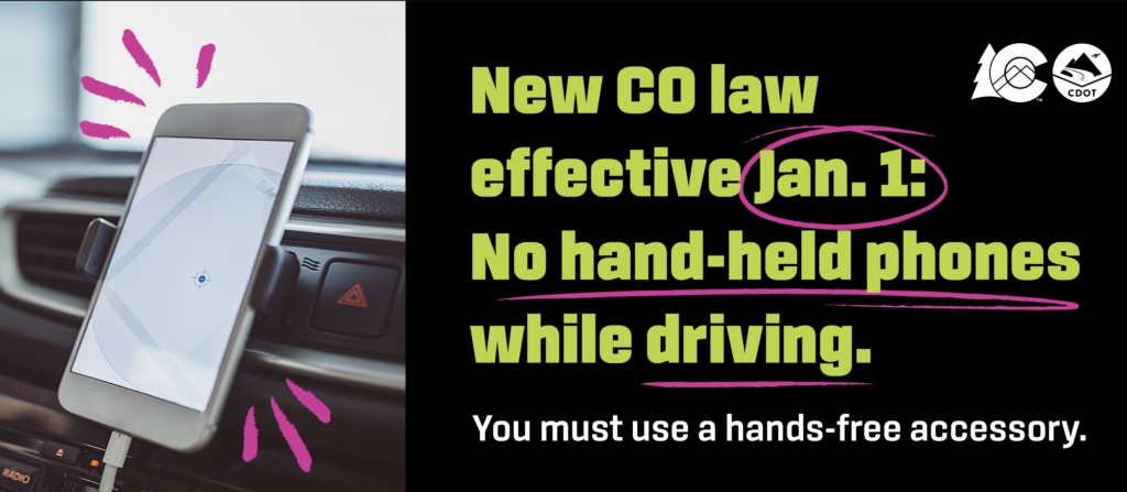 Colorado's Hands-Free Law for Mobile Devices, Which Bans Cellphone Use ...